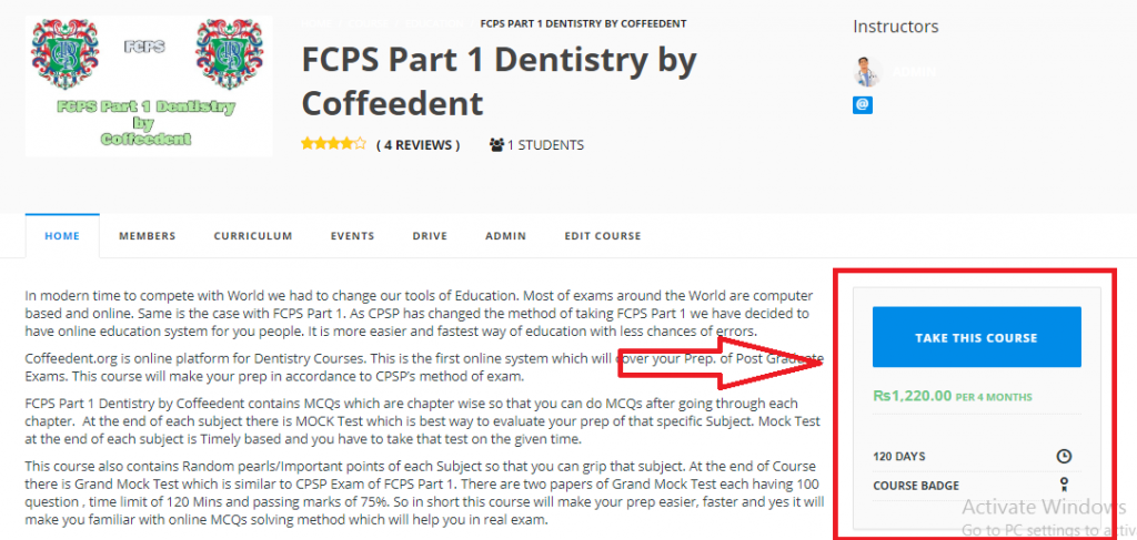 How to sign up and purchase FCPS Part 1 Dentistry by Coffeedent (Step ...